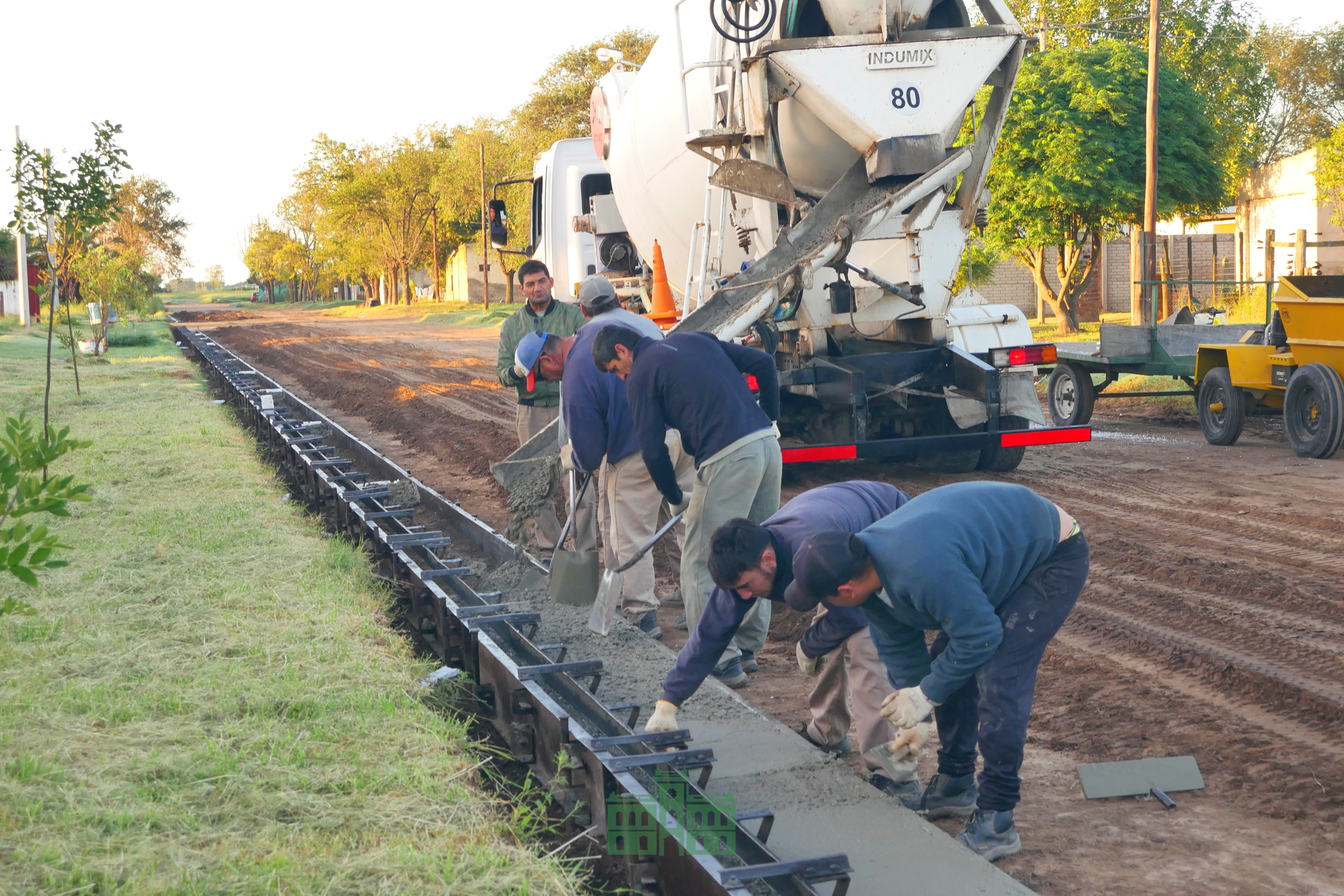 Comenzó la Obra de Cordón Cuneta en González Moreno | OesteBA